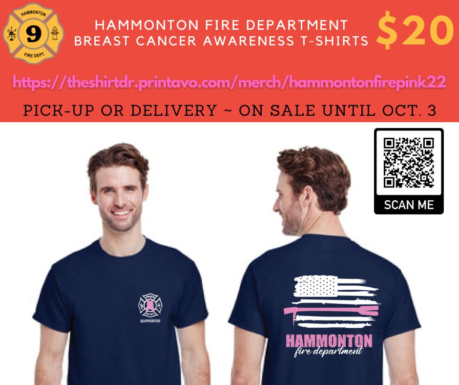 Hammonton Fire Department 2022 T-Shirt Sale to Benefit the Hammonton ...