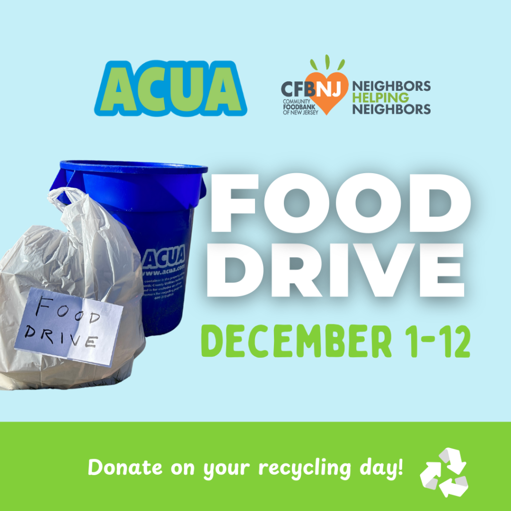 ACUA Holiday Food Drive: Help Others While You Recycle! – Town of Hammonton